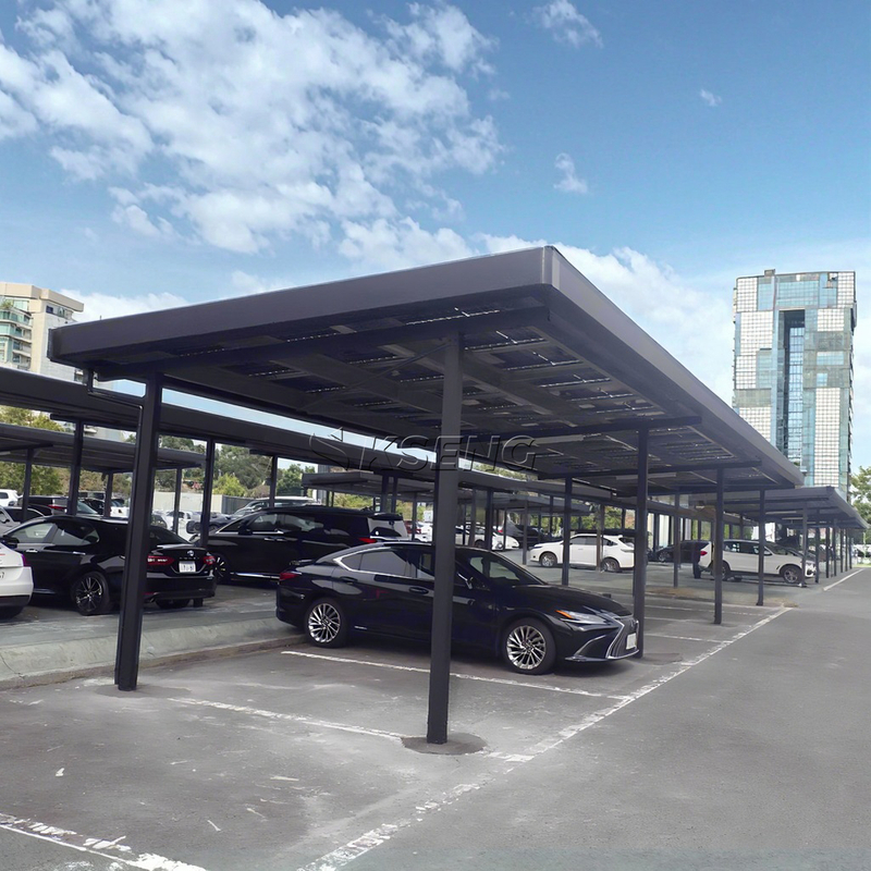 Solar Carport Racking System: Waterproof, Windproof, and Durable ...