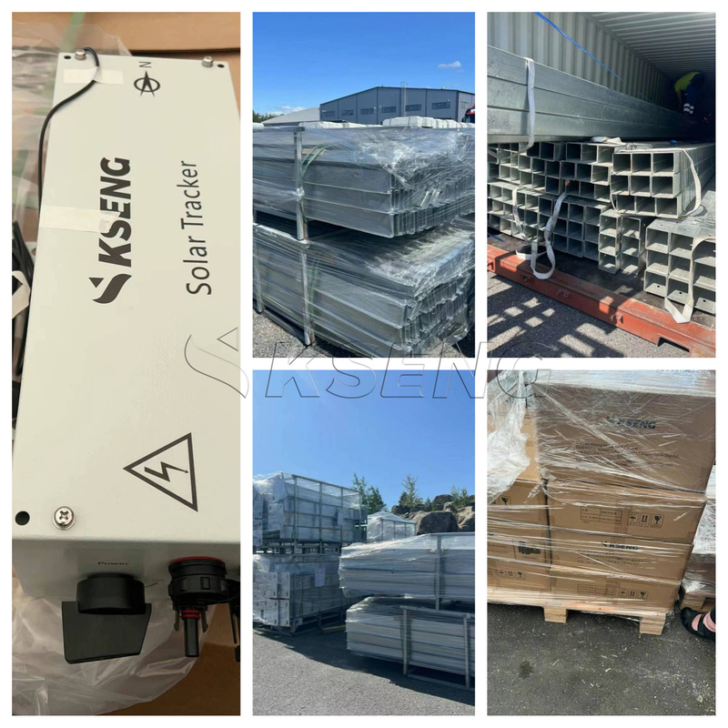 KST-2P One Axis Solar Tracker Single Axis Automatic Sun Tracker Solar ...