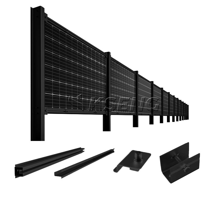 Innovative Solar Panel Vertical Mounting System for Garden Fence ...